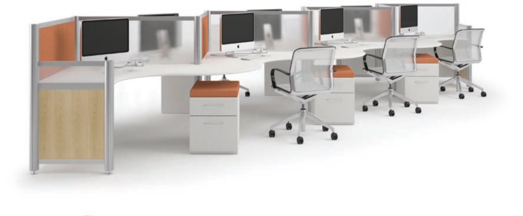 Hybrid Post & Beam Panel Workstations