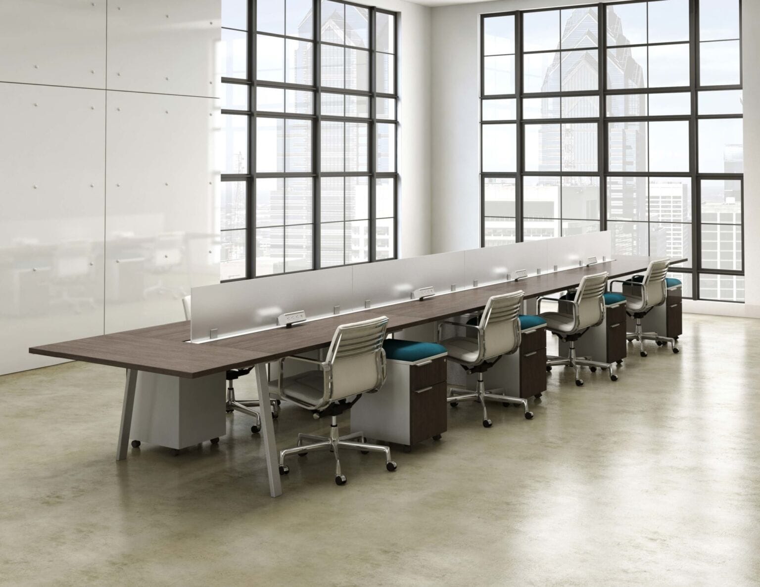 Benching + Panels Archives | Collaborative Office Interiors