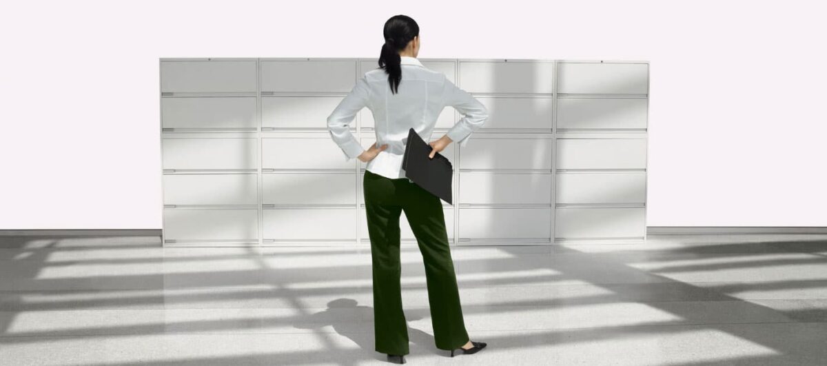 Old School Lateral Filing Systems | Collaborative Office Interiors