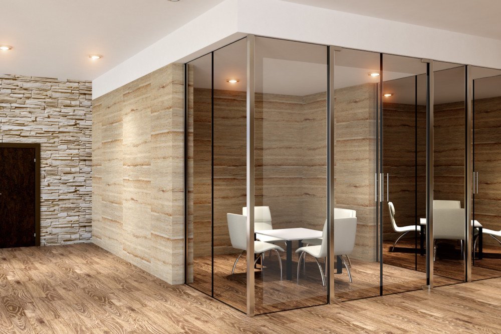 Demountable Glass Walls | Collaborative Office Interiors